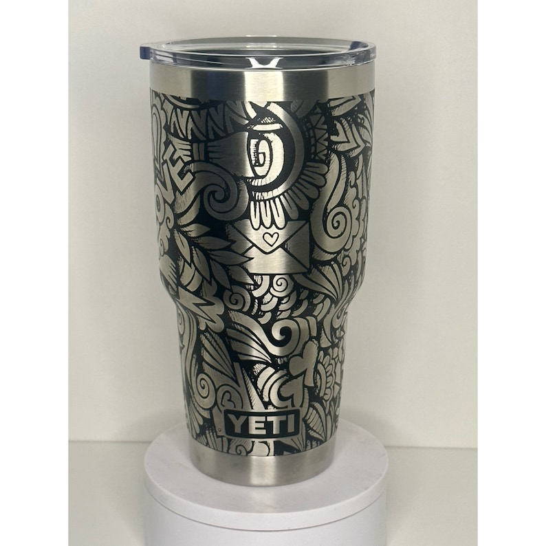 30 Oz Yeti Rambler With 360 Seamless Engrave - Etsy