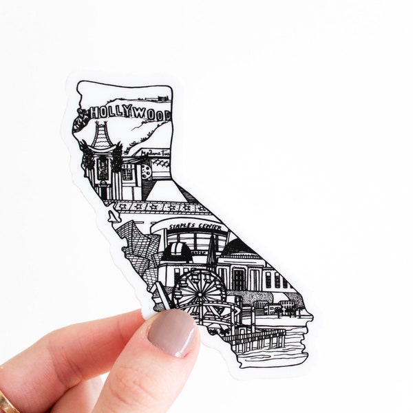 Los Angeles Sticker - Etsy
