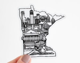 Minneapolis Sticker - Etsy