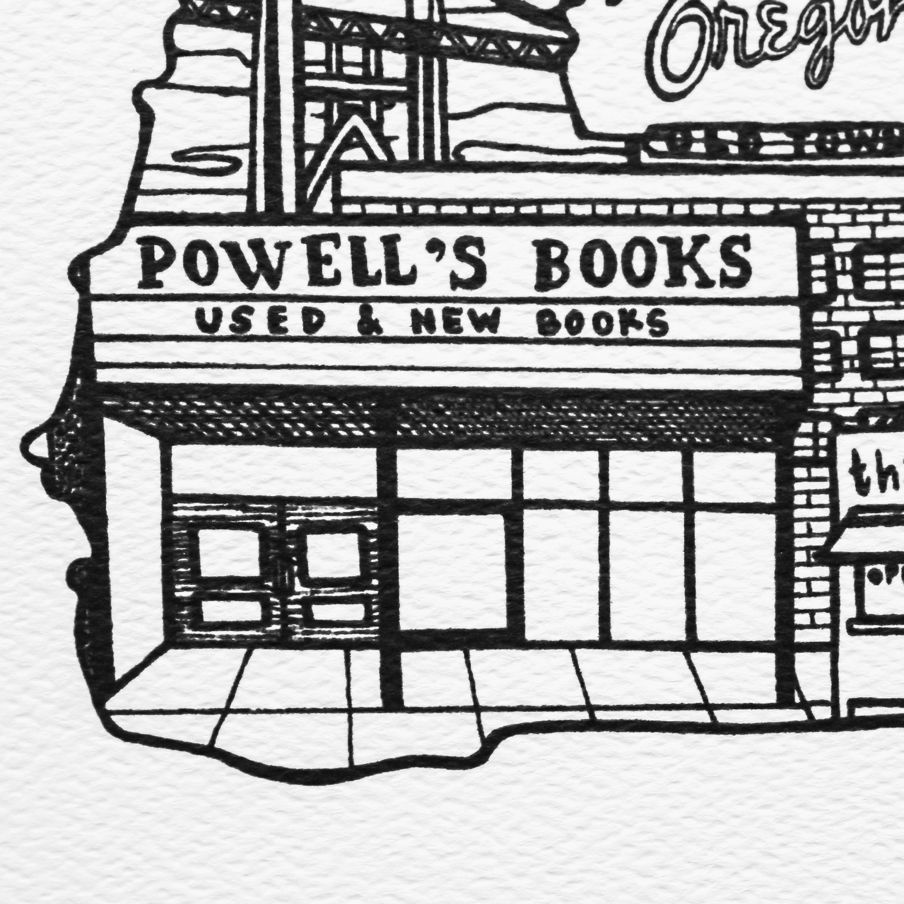 Portland Art Portland Print Portland Art Print Portland - Etsy