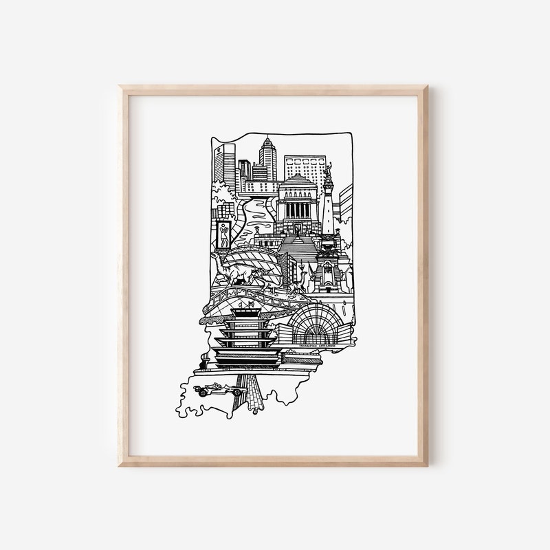 Indianapolis Art - Etsy