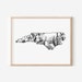 Digital Download: North Carolina Art, North Carolina Print, North ...