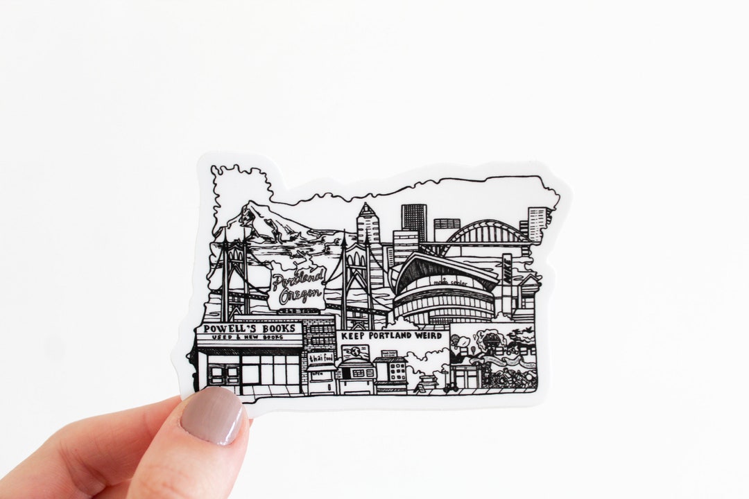 Portland Sticker, Oregon Sticker, State Sticker - Etsy