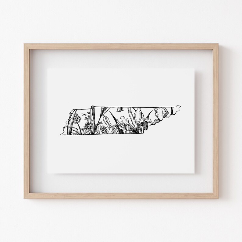 Tennessee Art Tennessee Print Tennessee Art Print Tennessee - Etsy