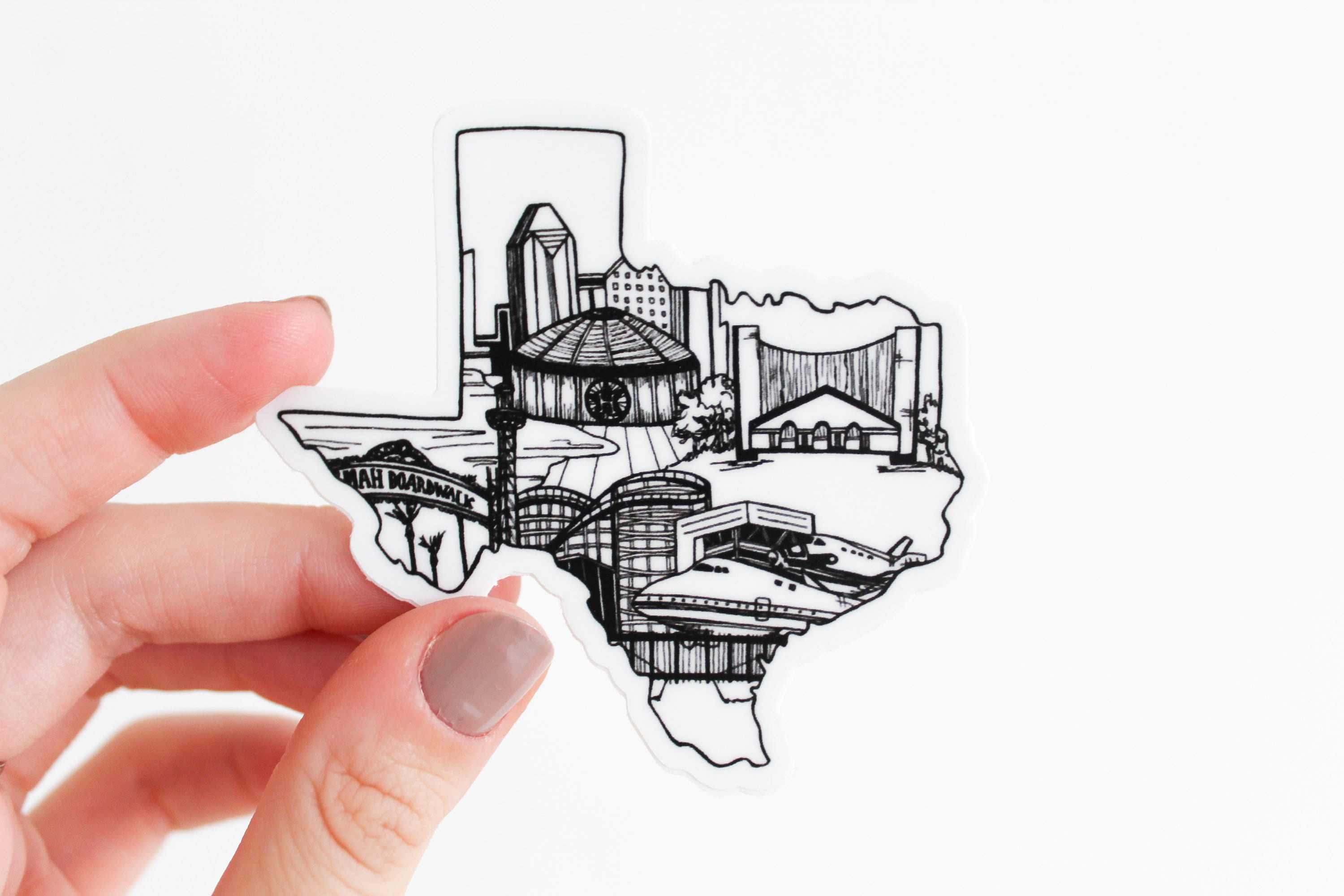 Houston Sticker Texas Sticker State Sticker | Etsy