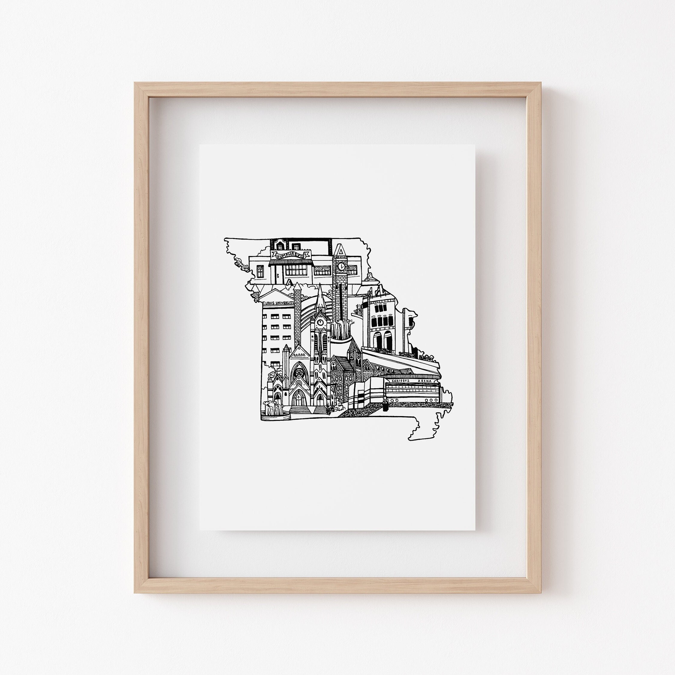 Saint Louis University Art Saint Louis University Print SLU - Etsy