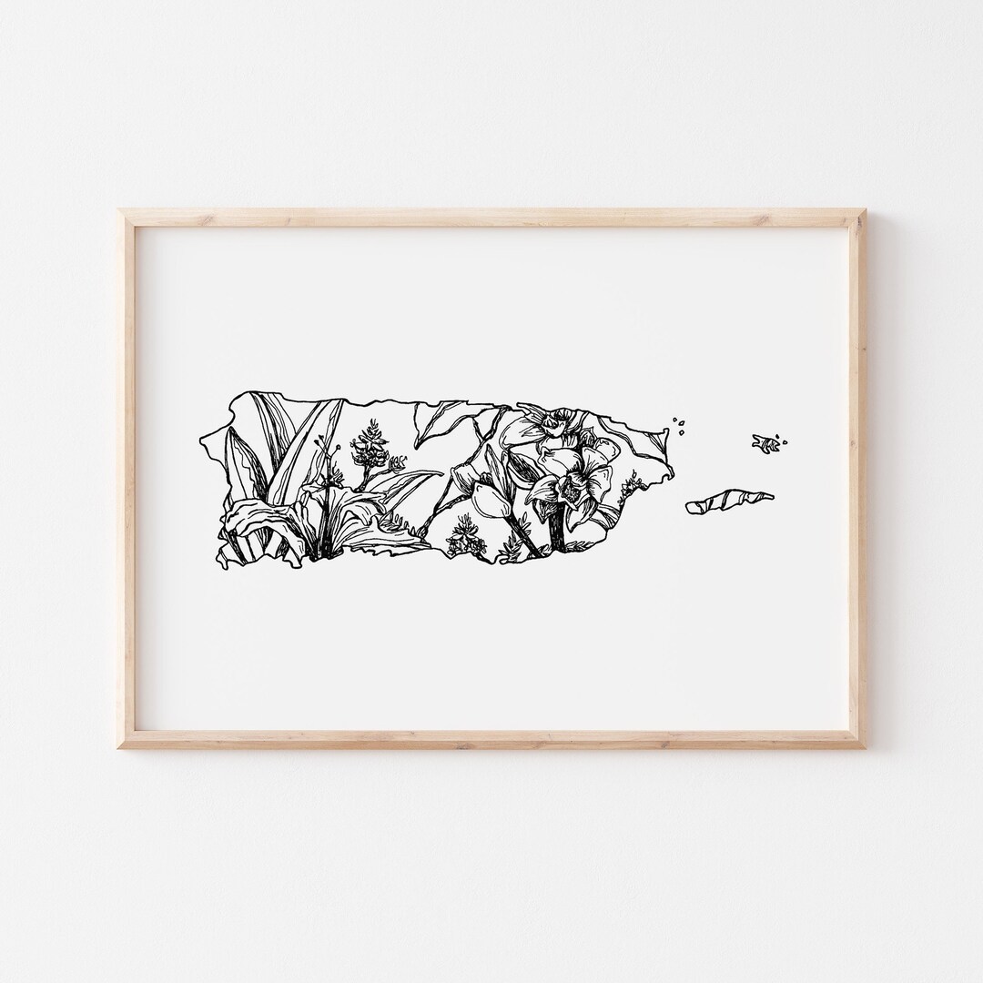 Puerto Rico Art Puerto Rico Print Puerto Rico Art Print - Etsy