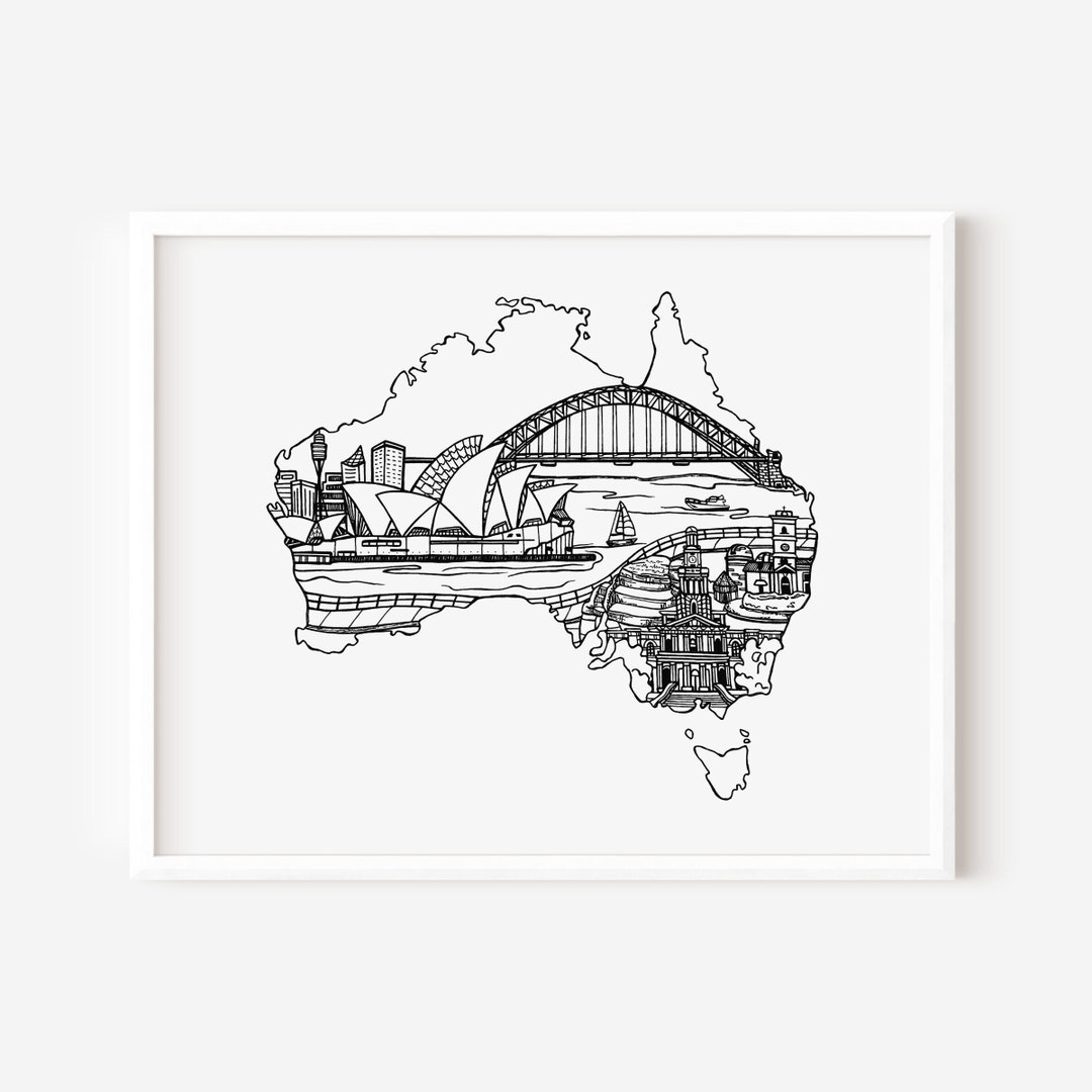 Digital Download: Sydney Art, Sydney Print, Sydney Art Print, Sydney ...