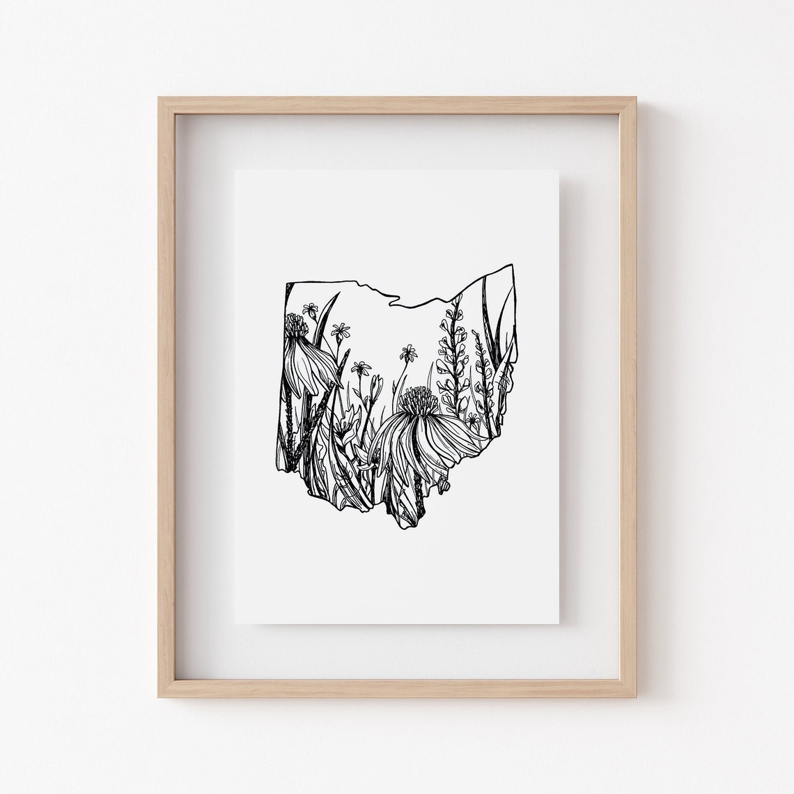 Ohio Art Ohio Print Ohio Art Print Ohio Wall Art Ohio Gift | Etsy