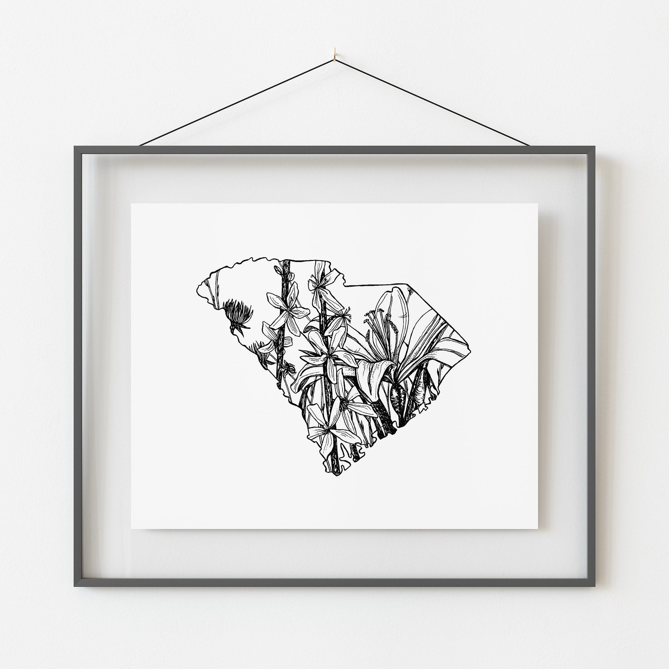South Carolina Art South Carolina Print South Carolina Art - Etsy