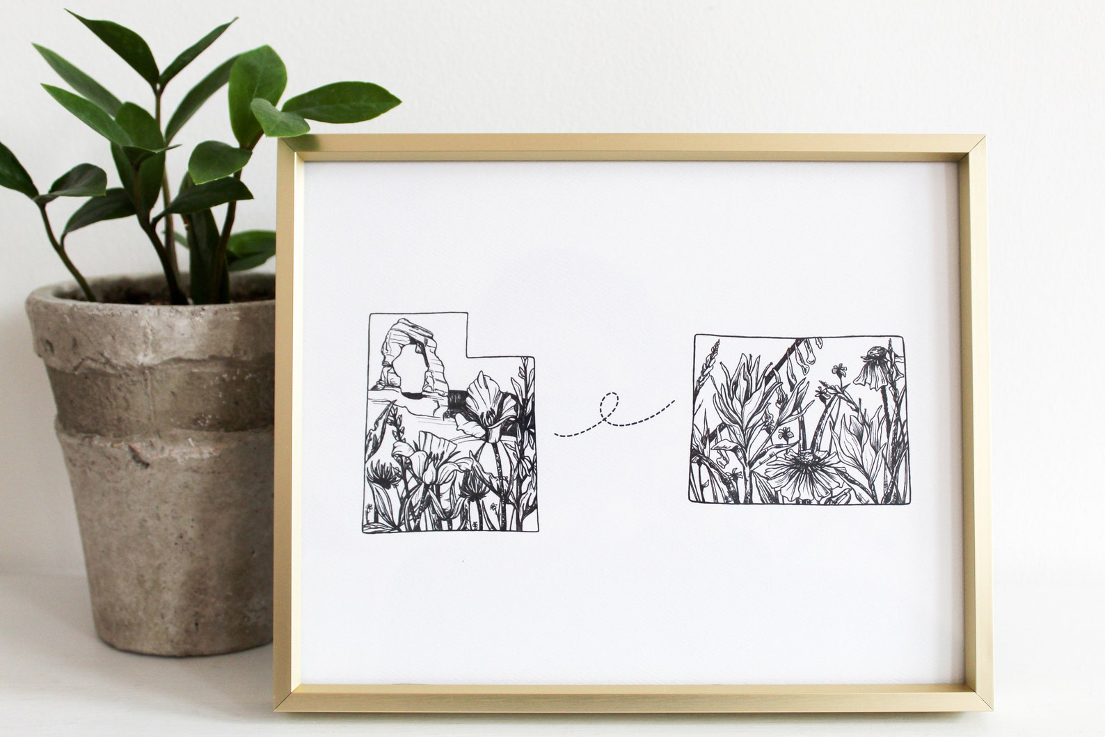 Long Distance Art Long Distance Print Long Distance Wall | Etsy