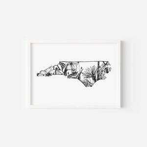 Digital Download: North Carolina Art, North Carolina Print, North ...