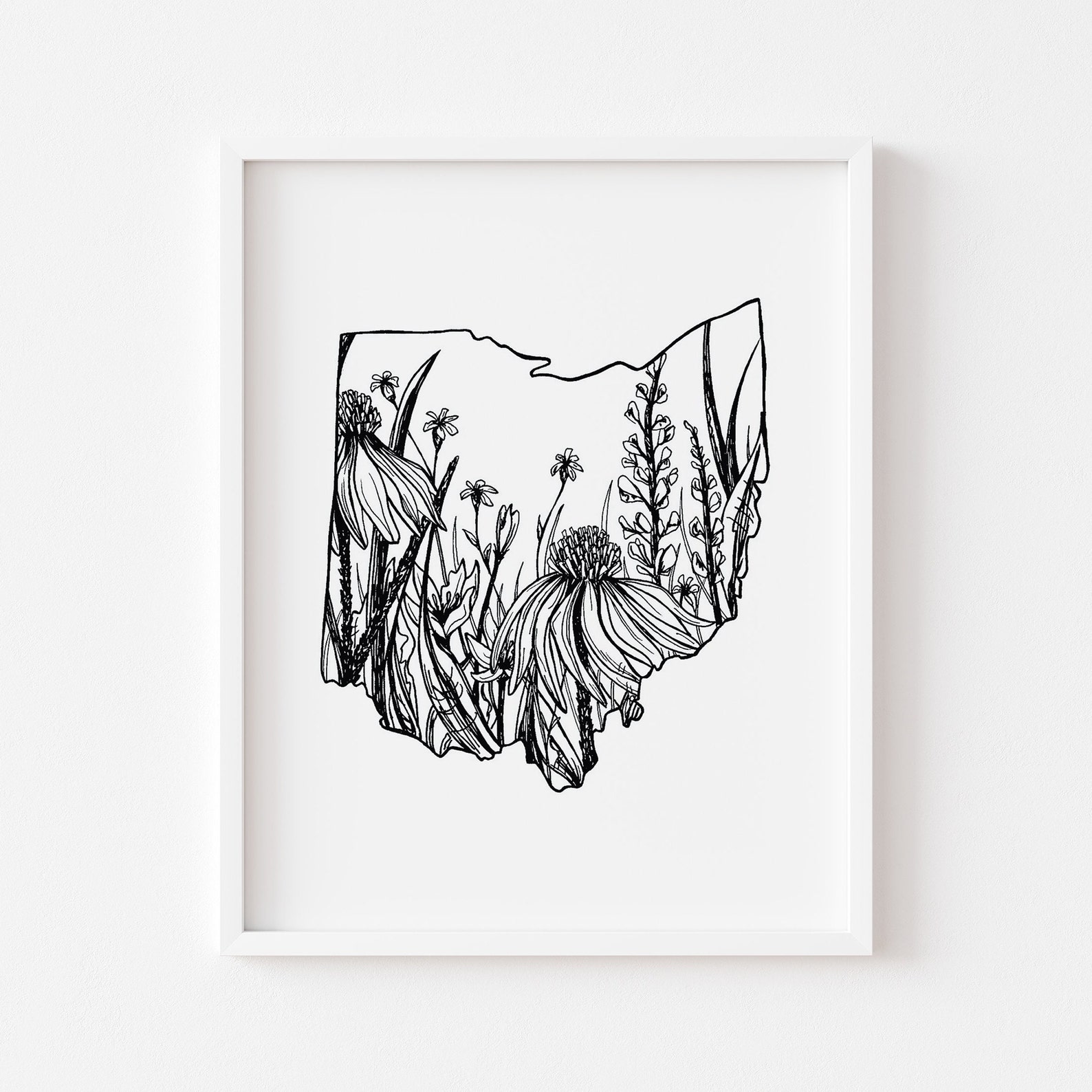 Ohio Art Ohio Print Ohio Art Print Ohio Wall Art Ohio Gift - Etsy