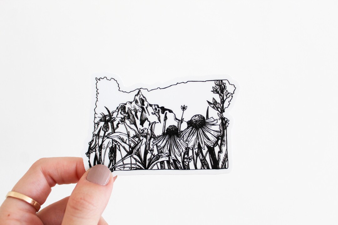 Oregon Sticker, State Sticker - Etsy