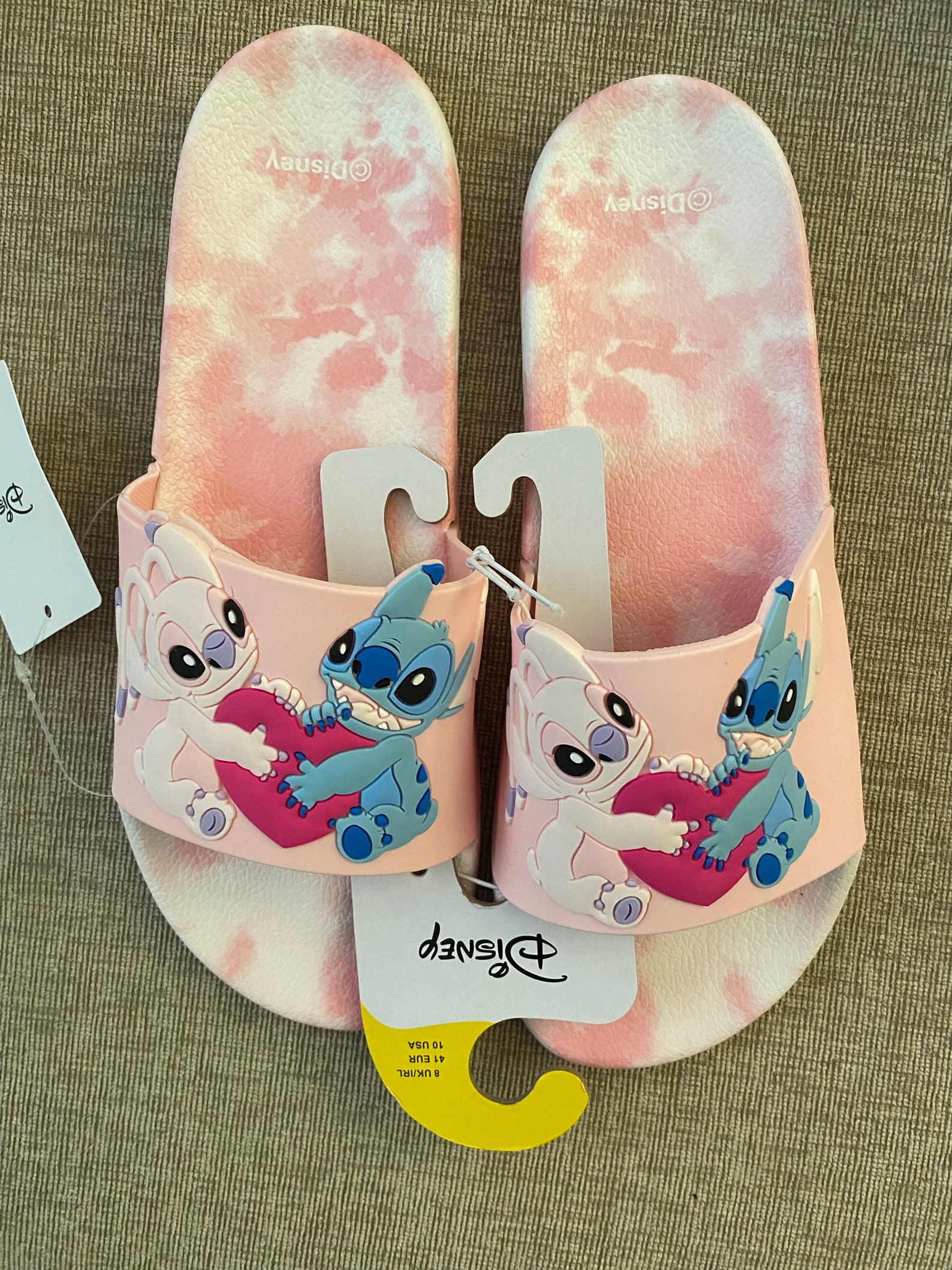 Disney Stitch & Angel Tie-dye Slides - Etsy