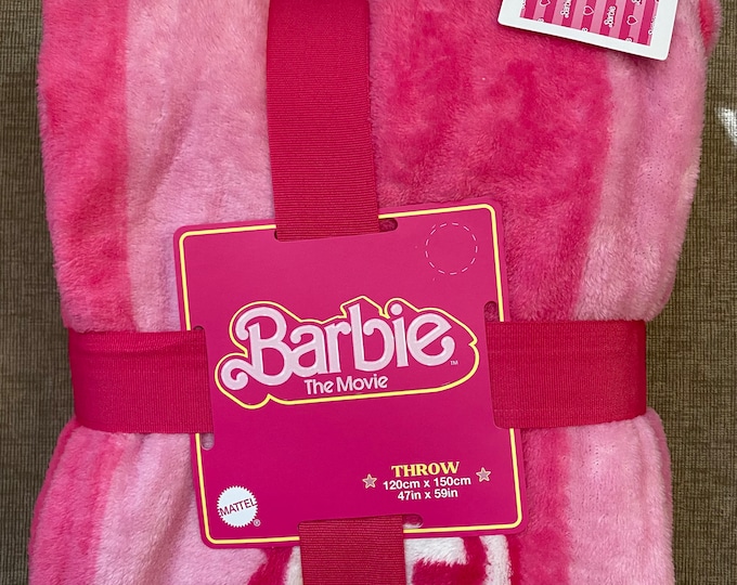 Mattel Barbie the Movie Soft Throw - Etsy