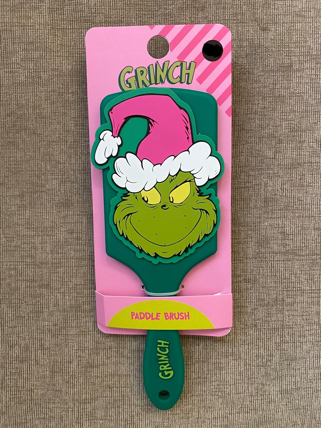 The Grinch Christmas Hairbrush - Etsy