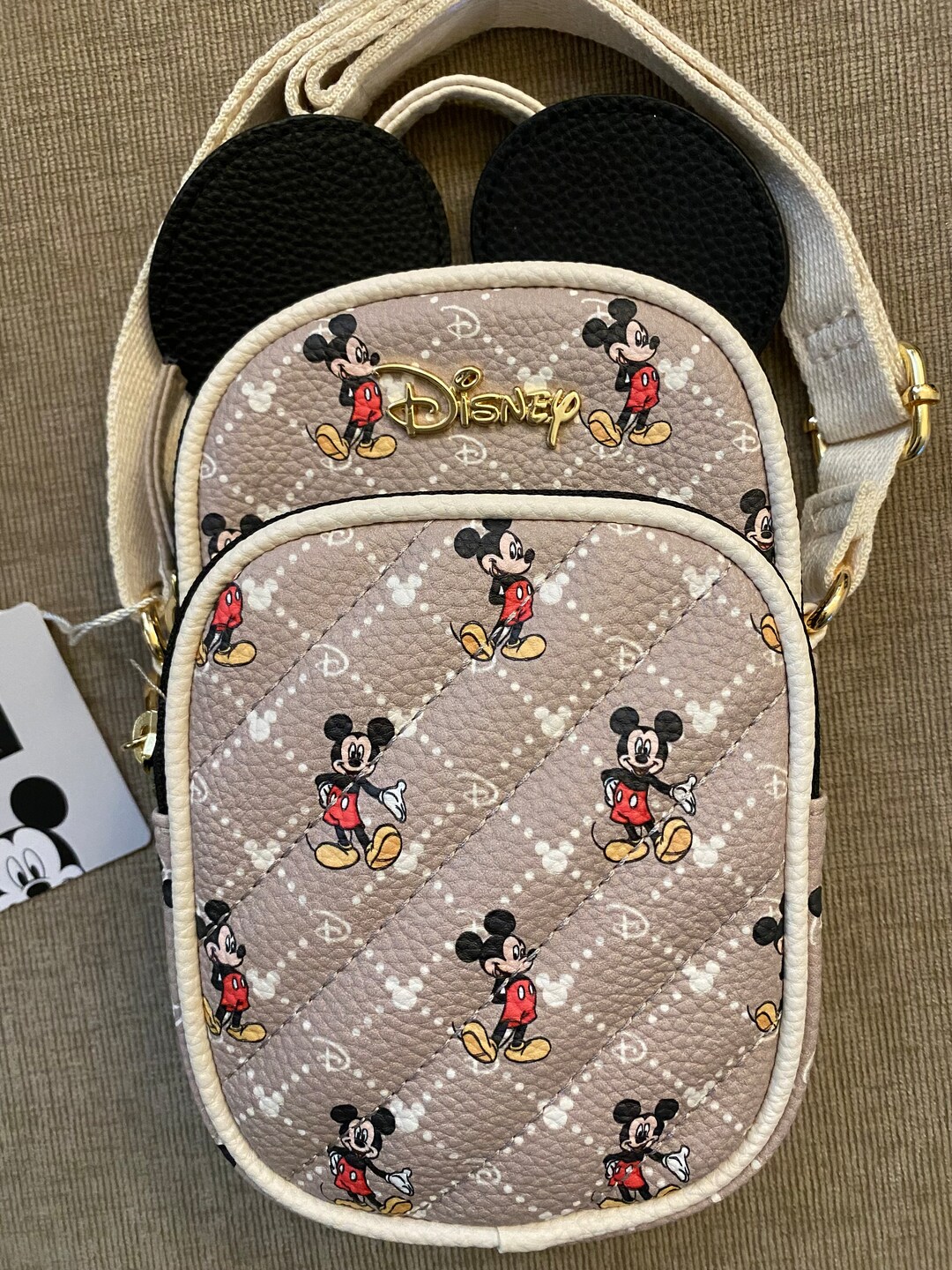 Disney Mickey Mouse Cardholder/phone Holder Double Pouch Holder - Etsy