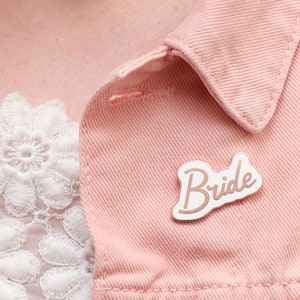 Bride Enamel Pin - Wedding Pin - Hen Party Badge - Bachelorette Pin ...