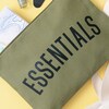 Emergency Snacks Canvas Pouch Canvas Makeup Pouch Black Canvas Pouch ...