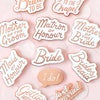Mother of the Bride Enamel Pin Wedding Pin Hen Party Badge Bachelorette ...