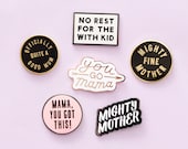 Mum Enamel Pin Gift for Mum Pins for Moms Enamel Pin - Etsy UK
