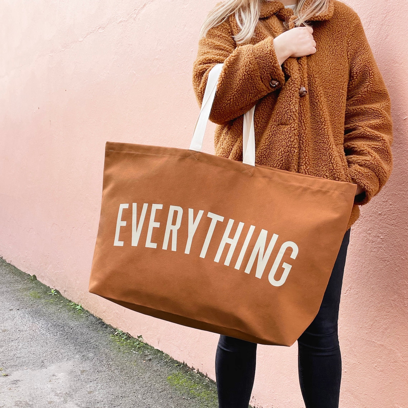 Everything Really Big Bag Weekender Bag Giant Canvas - Etsy