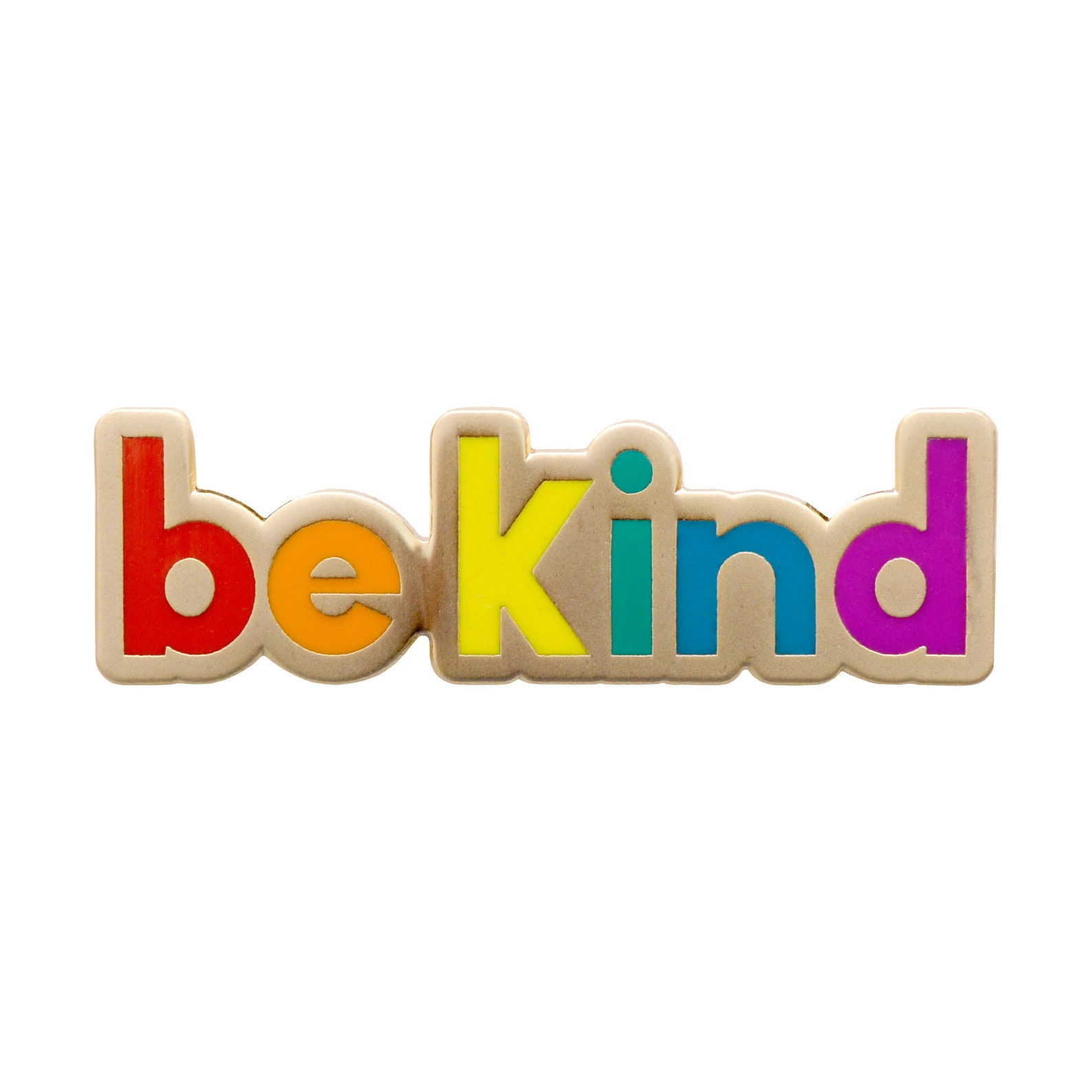 Be Kind Enamel Pin Motivational Pin Rainbow Pin Hard - Etsy