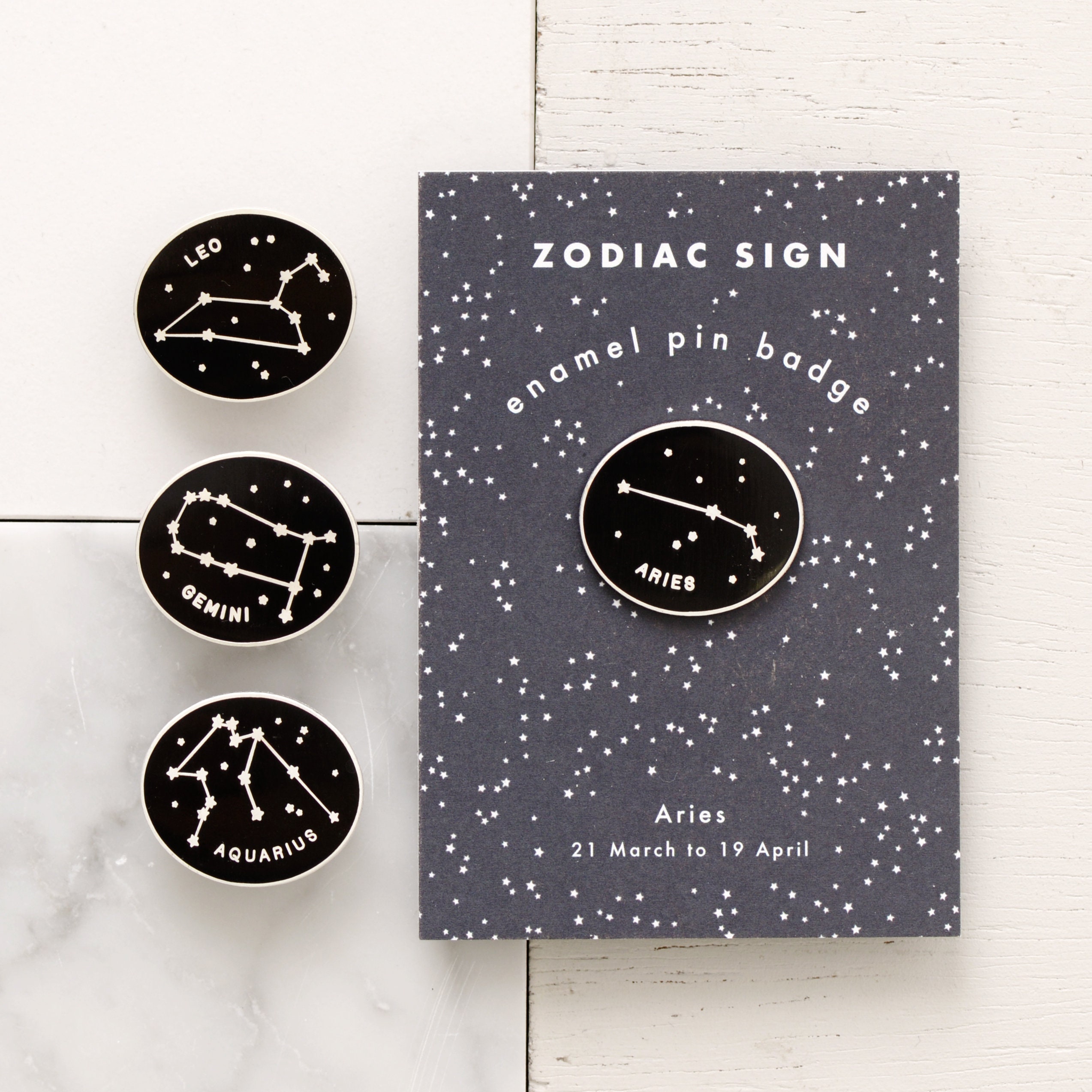 Zodiac Pin Constellation Enamel Pin Hard Enamel Pin | Etsy