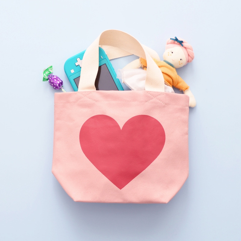 Pink Heart Bag - Etsy