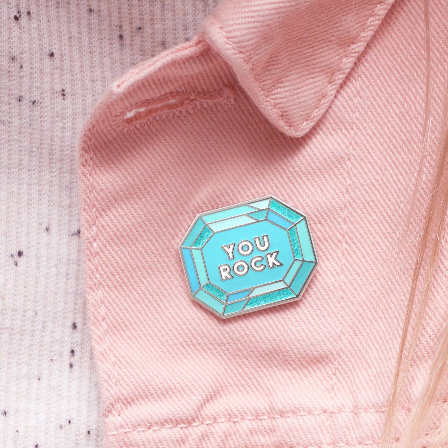 You Rock Pin Enamel Pin Flair Positive Pin Lapel Pin - Etsy UK