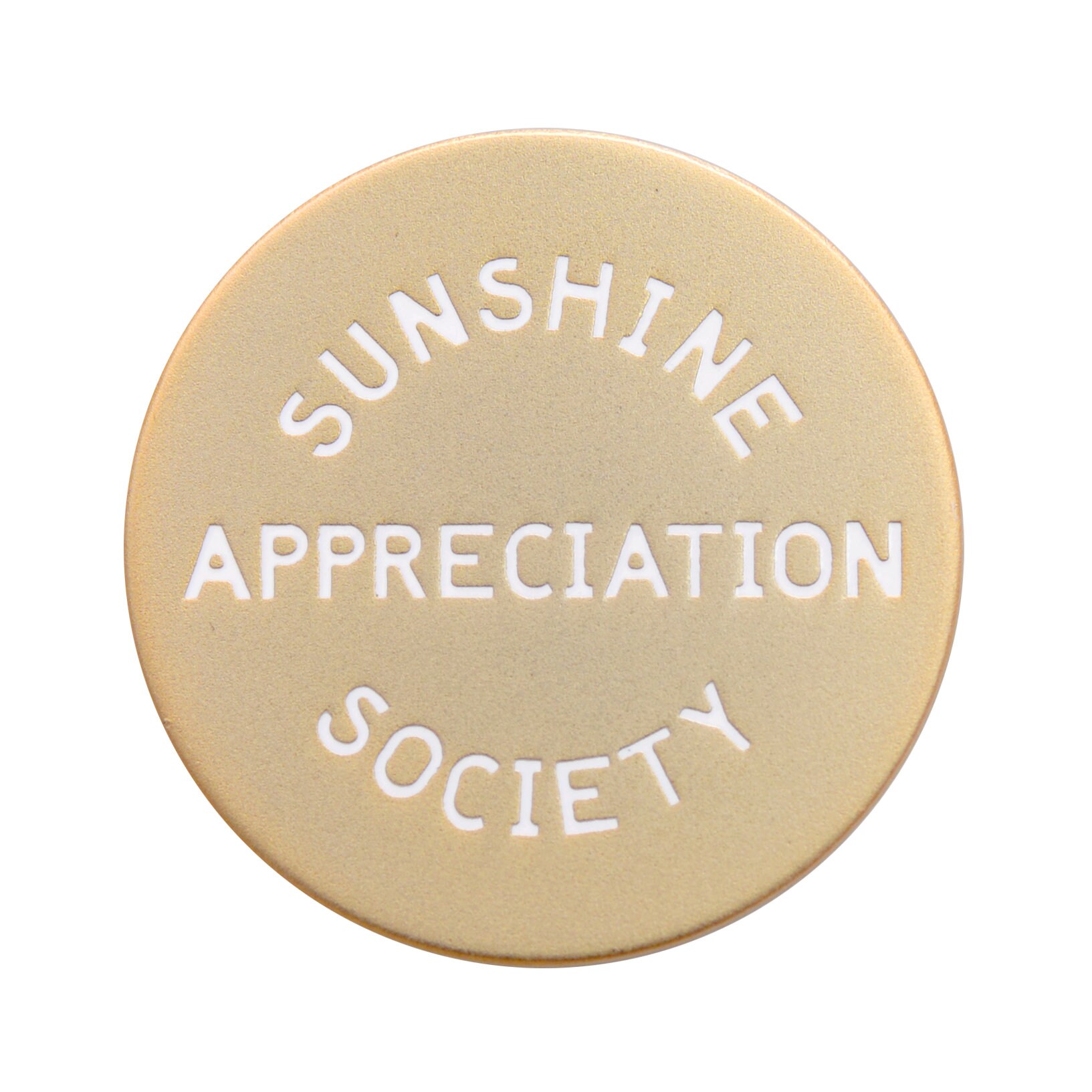 Sunshine Appreciation Society Pin Hard Enamel Pin Summer - Etsy