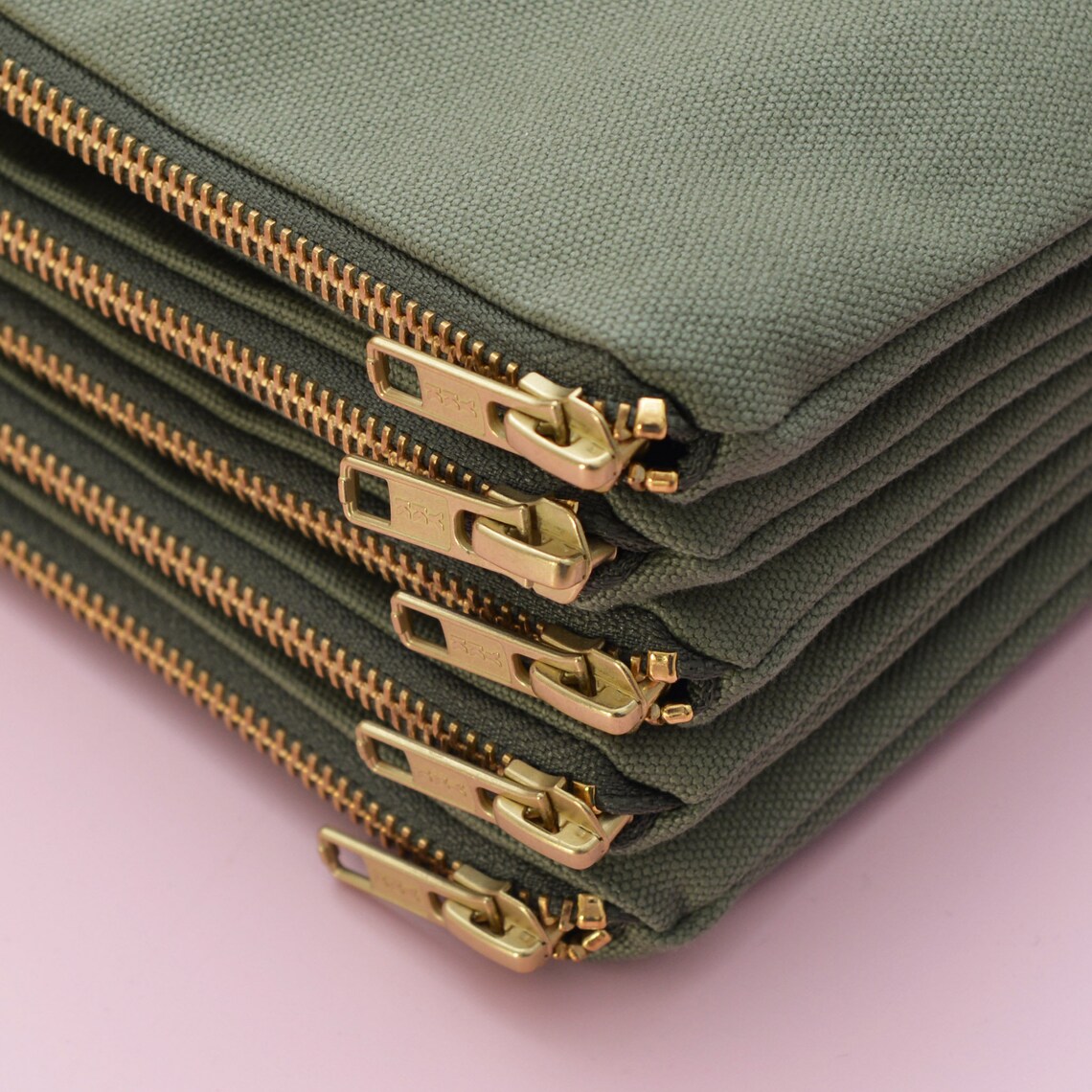 Bits & Bobs Canvas Pouch - Zip Pouch - Canvas Zip Pouch - Makeup Bag ...