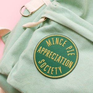 Mince Pie Appreciation Society Pin Hard Enamel Pin Christmas Pin Gift ...