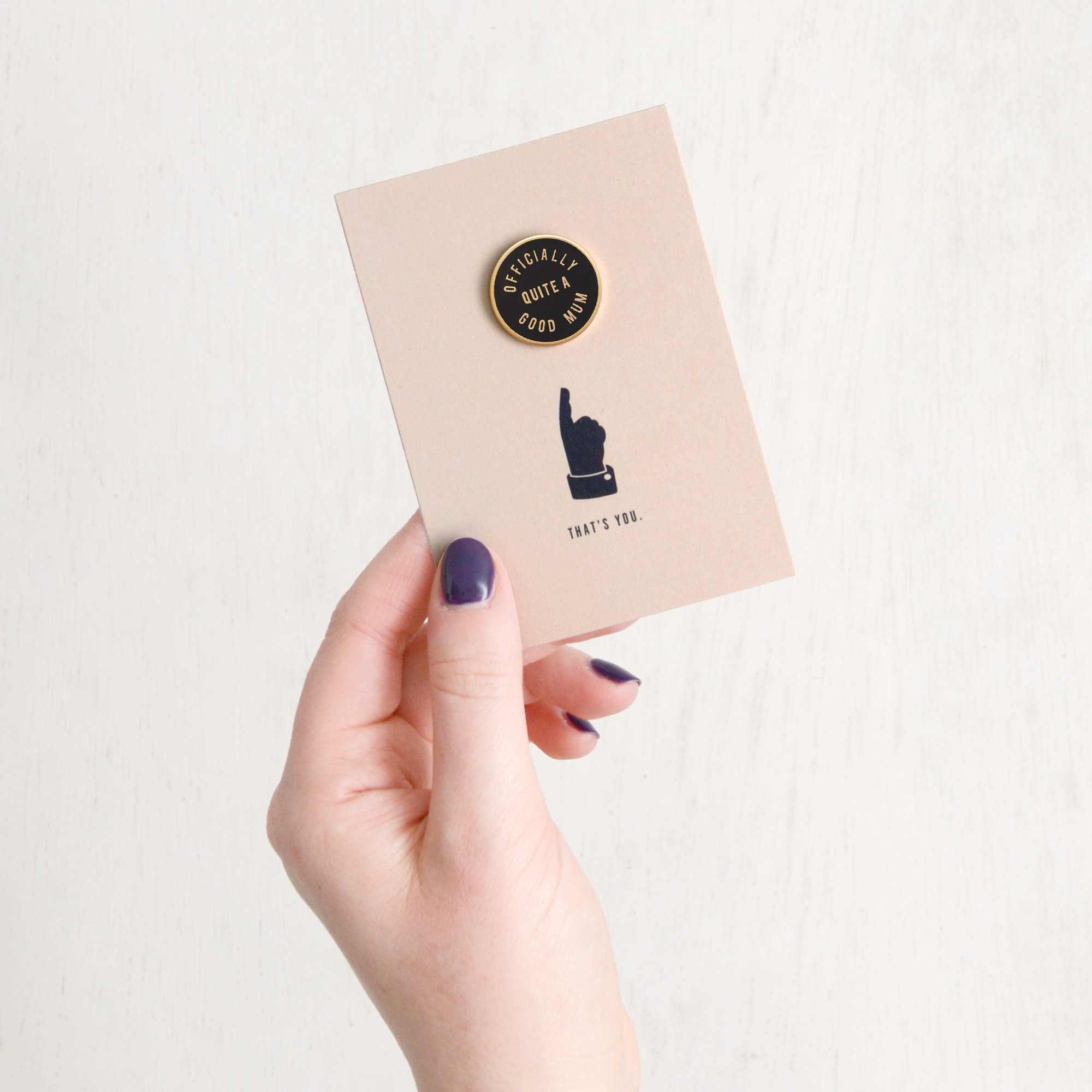 Officially Quite A Good Mum Pin Mum Pin Pins for Mothers - Etsy UK