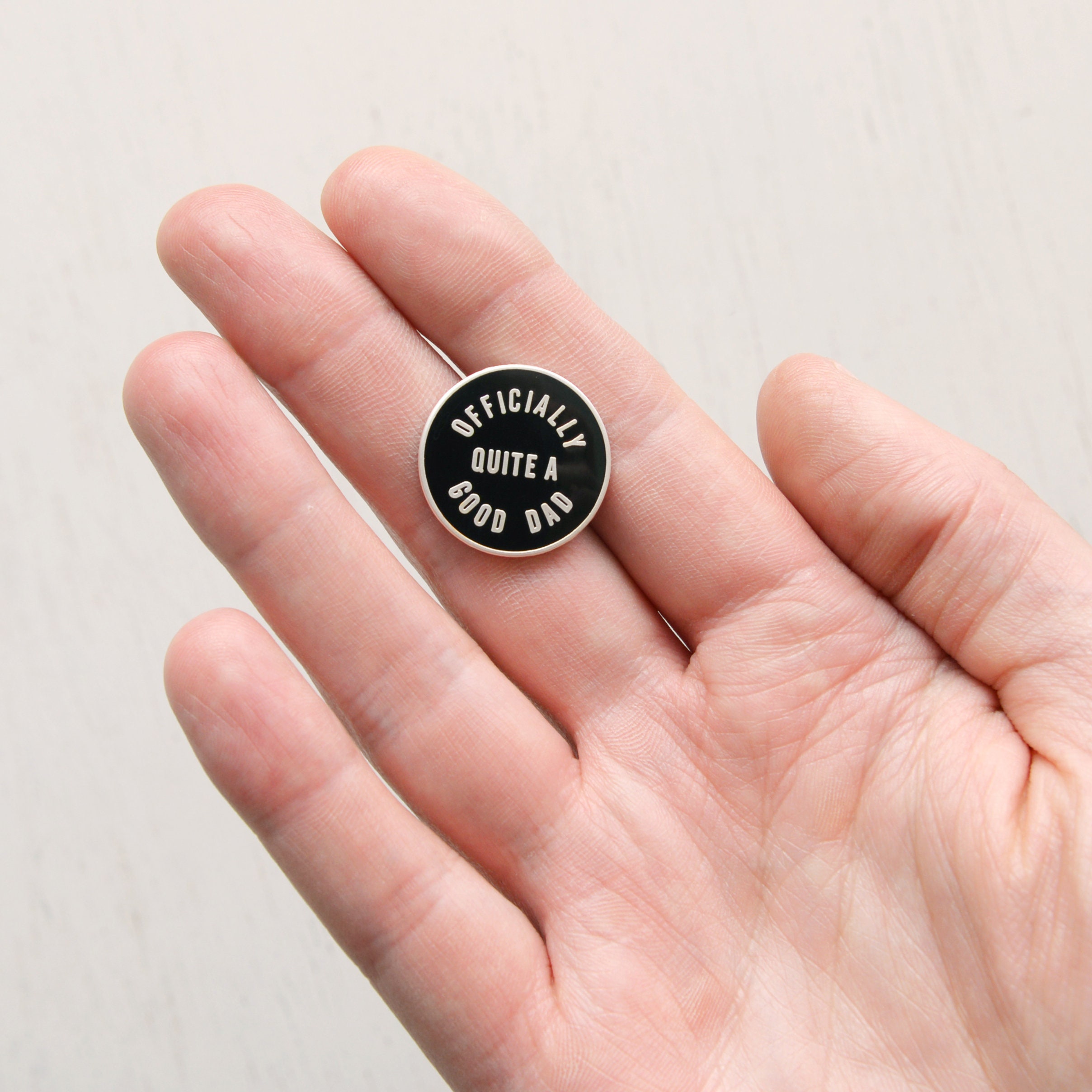 Funny Enamel Pin | Gift for Dad or Mum | Lapel Pin Badge | Quirky ...
