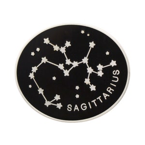 Sagittarius Pin - Zodiac Pin - Constellation Enamel Pin - Hard Enamel ...