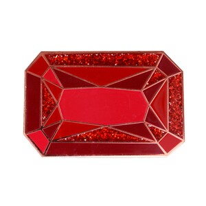 Ruby Birthstone Pin - July Birthday - Gemstone Pin - Hard Enamel Pin ...