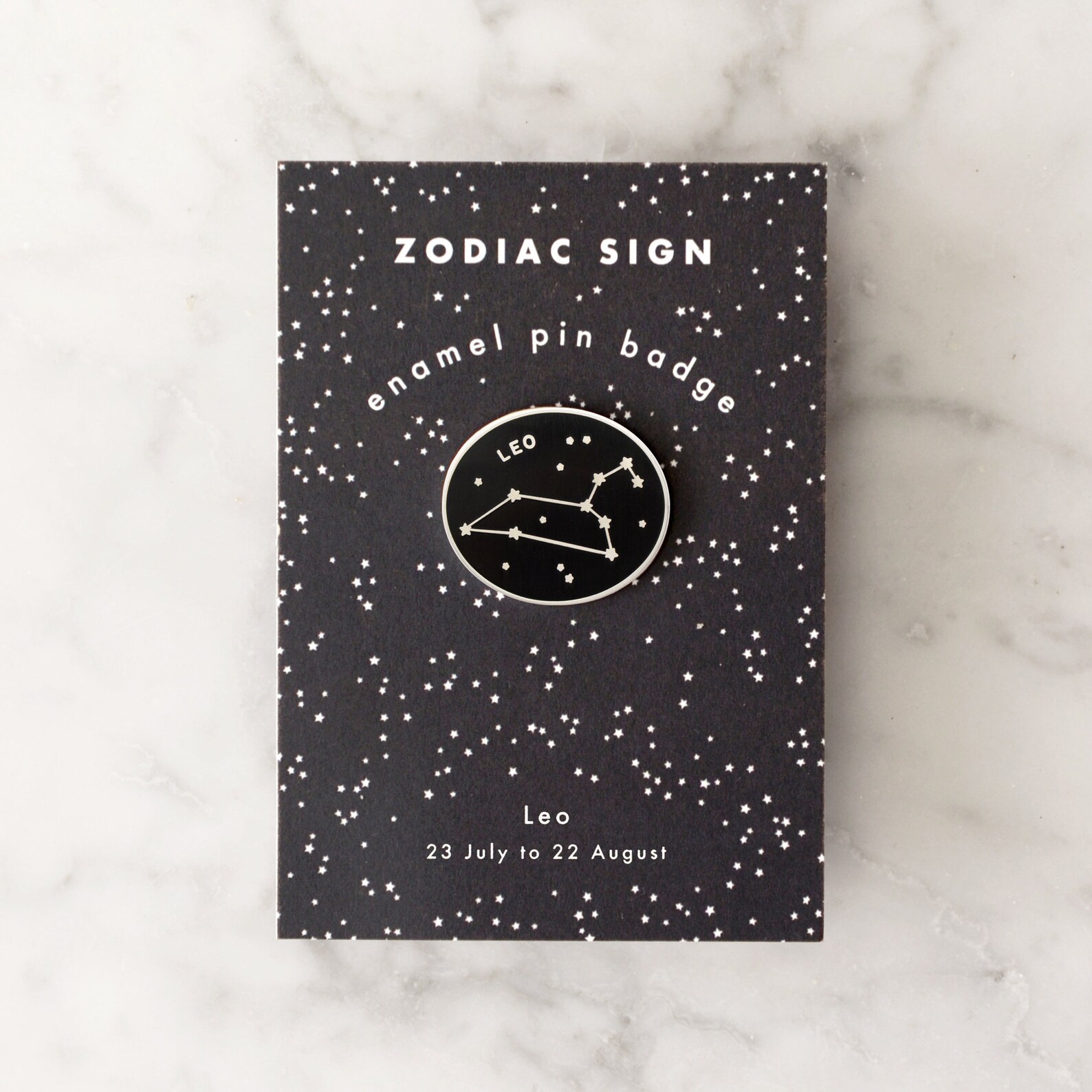 Leo Pin - Zodiac Pin - Constellation Enamel Pin - Hard Enamel Pin ...