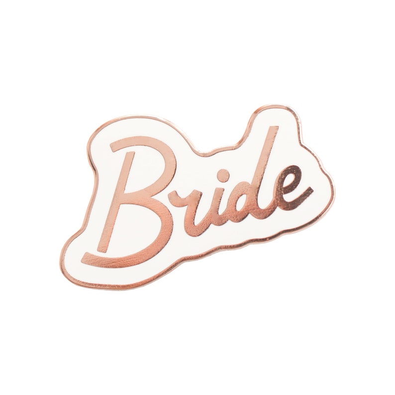 Bride Enamel Pin Wedding Pin Hen Party Badge | Etsy