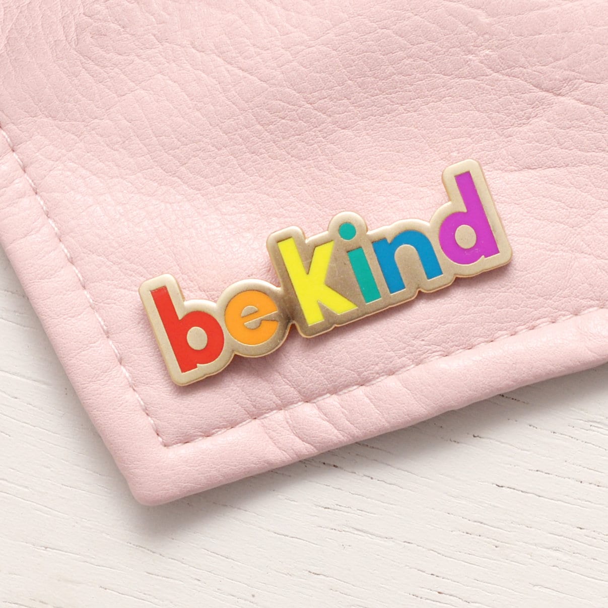Be Kind Enamel Pin Motivational Pin Rainbow Pin Hard - Etsy