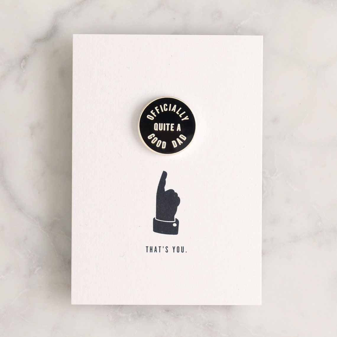 Officially Quite A Good Dad Pin Dad Pin Pins for Fathers - Etsy