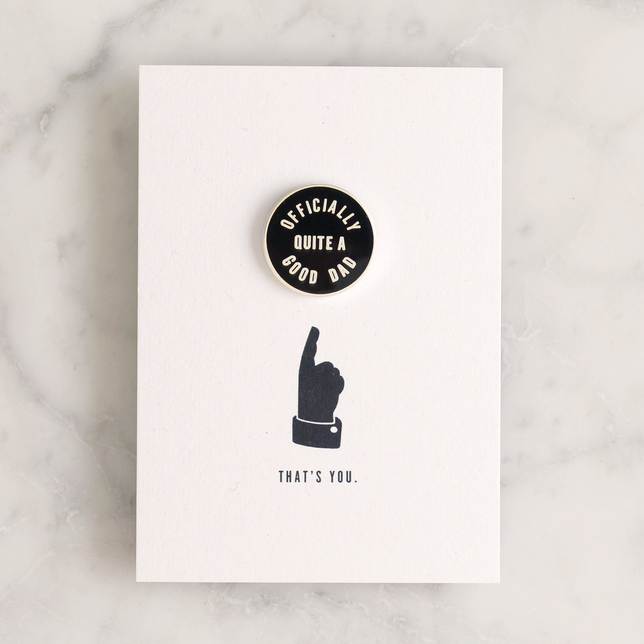 Officially Quite A Good Dad Pin Dad Pin Pins for Fathers - Etsy