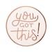 You Got This Pin Motivational Pin Hard Enamel Pin Flair Brooch Lapel ...
