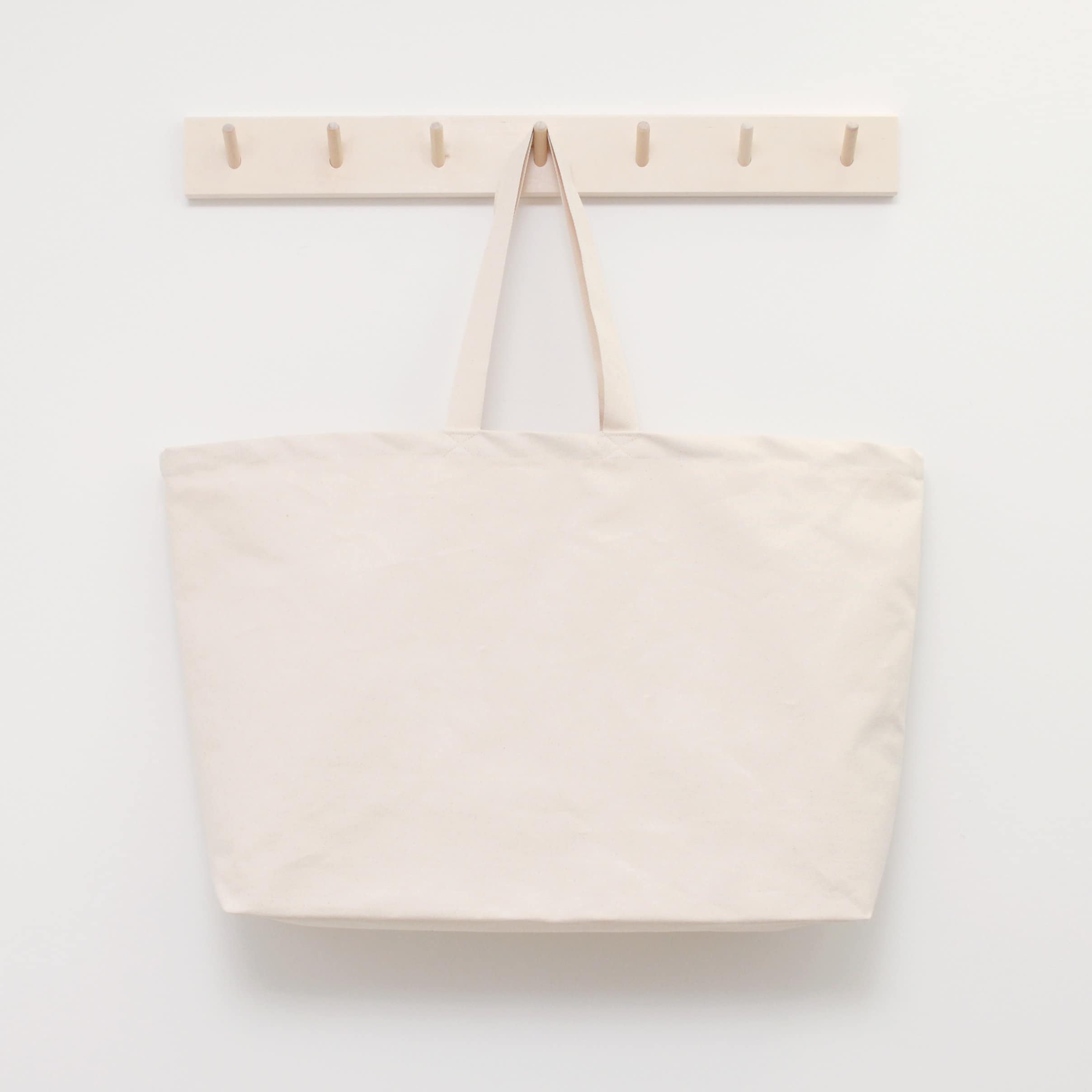 Extra Large Canvas Tote Bag | Oversized Shopper | Really Big Weekend ...