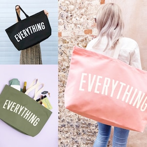 Everything Really Big Bag Weekender Bag Giant Grocery Bag Maxi Tote Bag ...