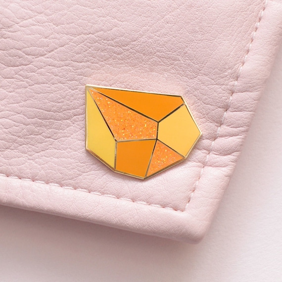 Topaz Birthstone Pin November Birthday Gemstone Pin Hard | Etsy