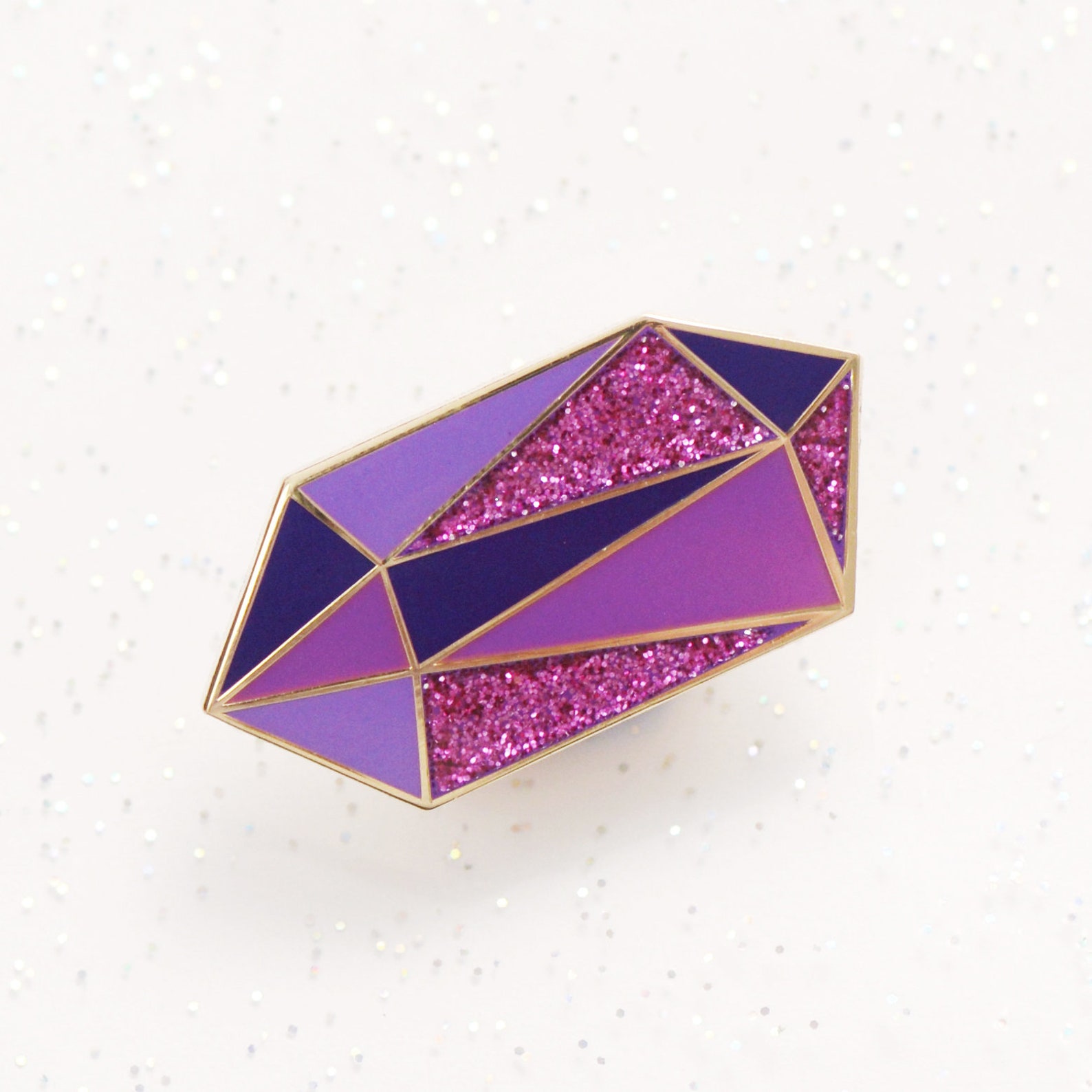 Amethyst Birthstone Pin - February Birthday - Gemstone Pin - Hard ...