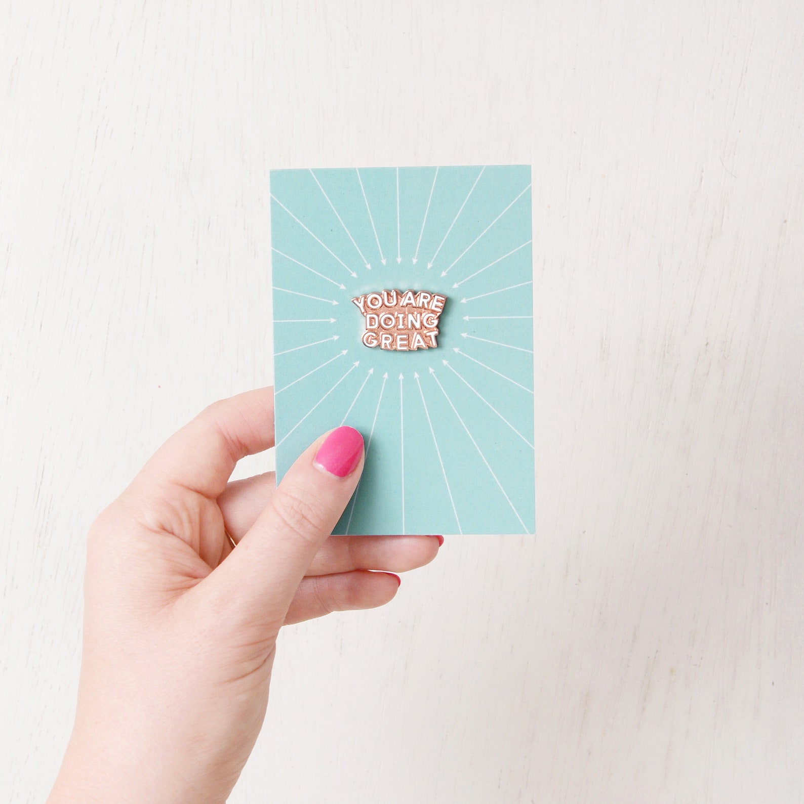 Set of 5 Enamel Pins Enamel Pin Quirky Pins Positive | Etsy