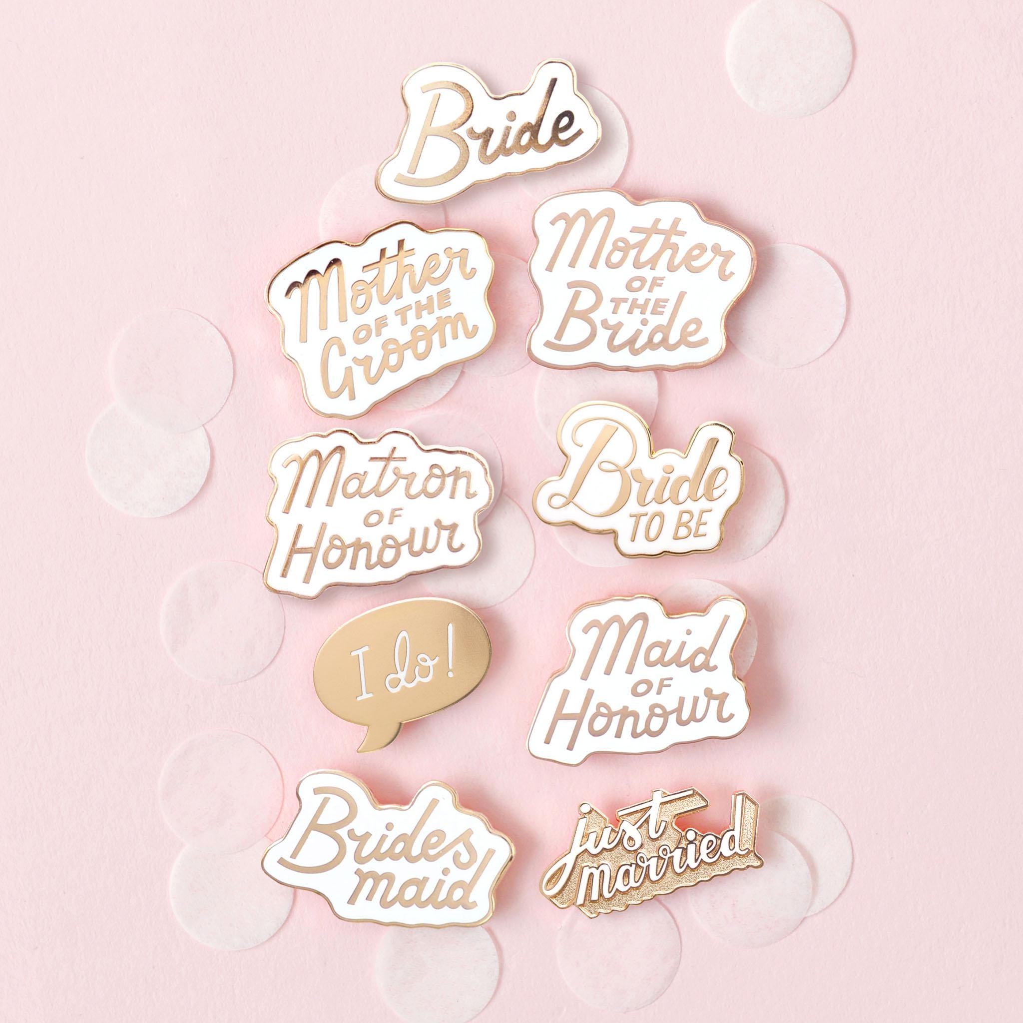 Bride To Be Enamel Pin Wedding Pin Hen Party Badge Bachelorette